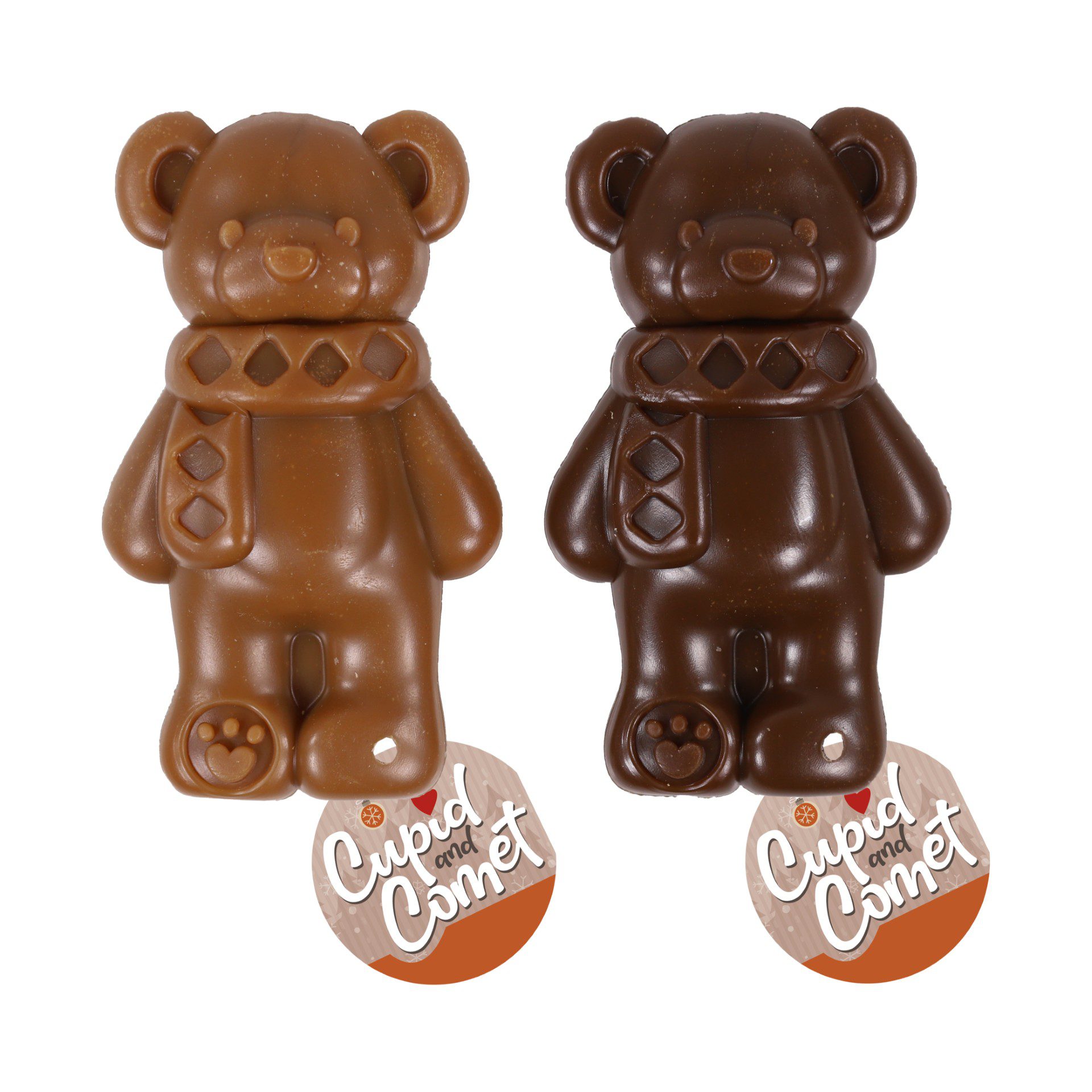 2 Hide Free Chicken & Potato Dental Chew Teddy Bears - Paw Prints Pet ...