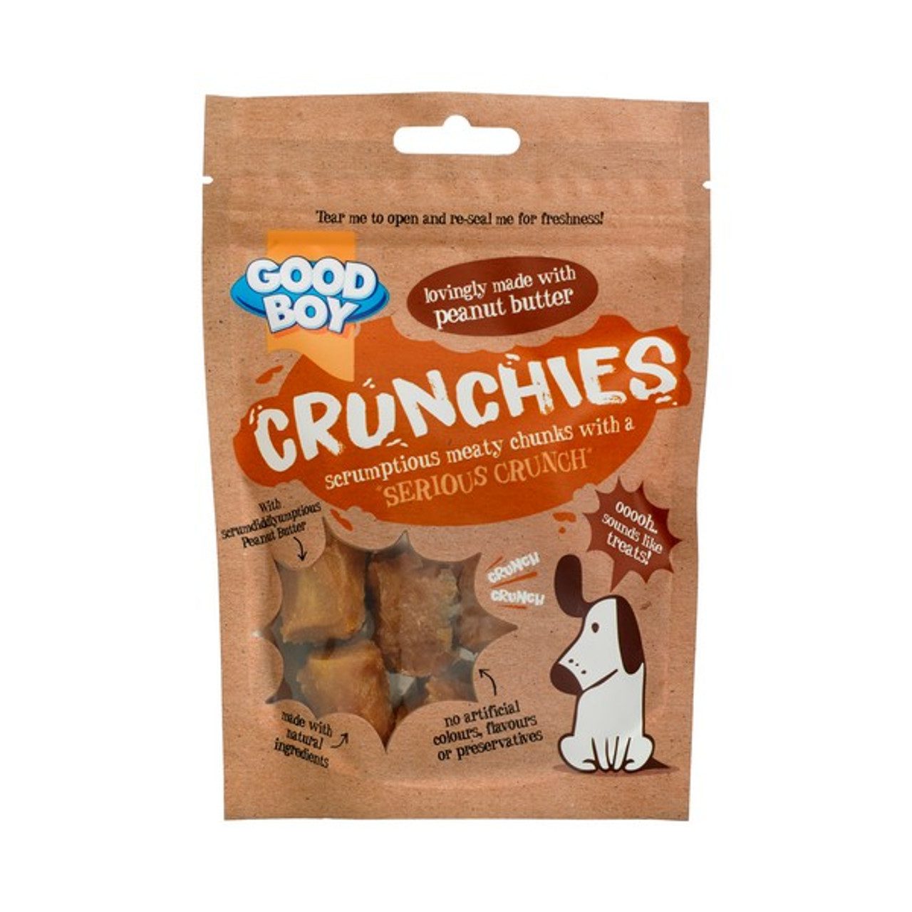 Good Boy Crunchies - Peanut Butter - Paw Prints Pet Stores